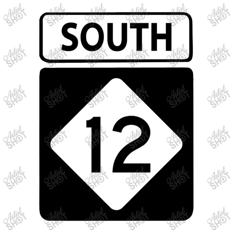 Highway 12 South Sign Highway 12 Stainless Steel Water Bottle By ...