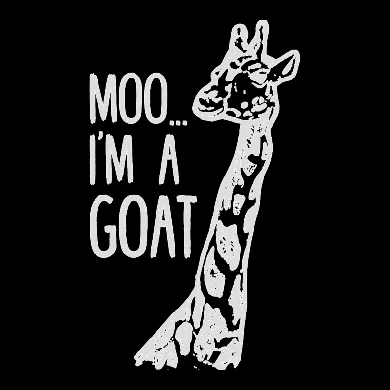 Funny Design Giraffe Moo I'm A Goat Farm Zoo Animal Design Pullover Ho ...