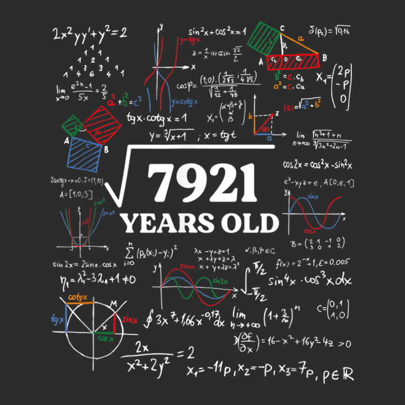Funny Square Root Of 7921 89th Birthday 89 Year Old Math Exclusive T ...