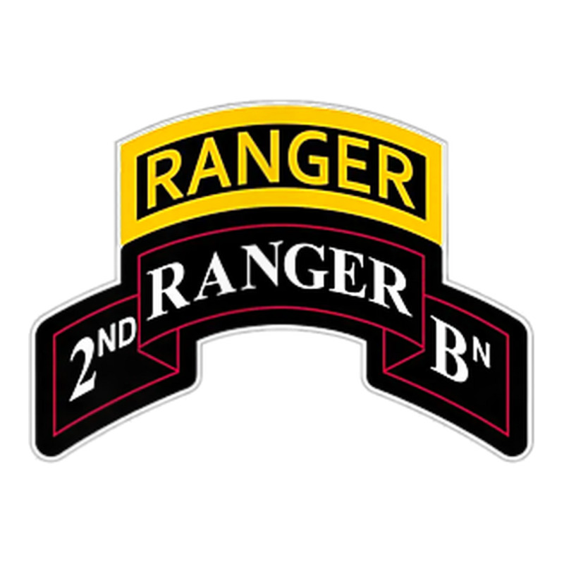U.s. Army 2nd Battalion 75th Ranger Regiment Tab And Scroll Sticker By ...