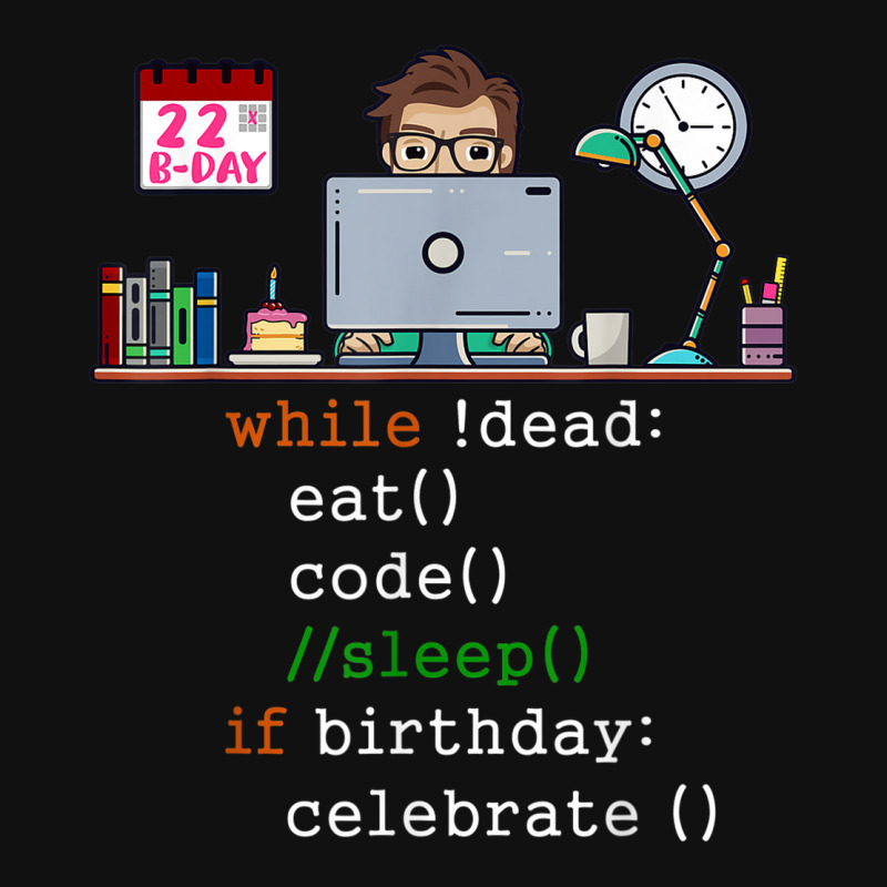 Mens 22nd Birthday I Software Engineer & Coder I Eat Code Sleep ...