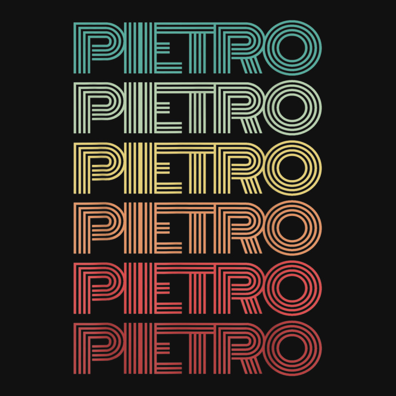 Retro First Name Pietro Italian Boy Birthday Father Son Shield S Patch ...