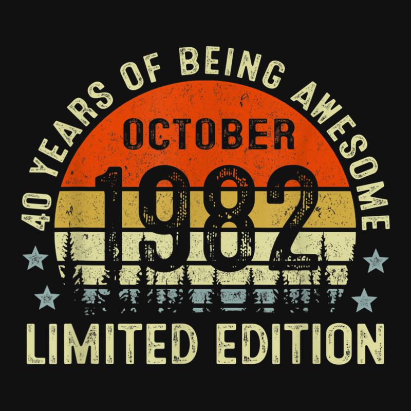 40 Years Old October 1982 Limited Edition 40th Birthday Full Set Car ...