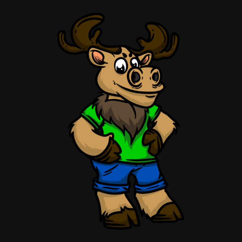 Cute Anthropomorphic Human-like Cartoon Character Elk In Clothes 1 Full ...