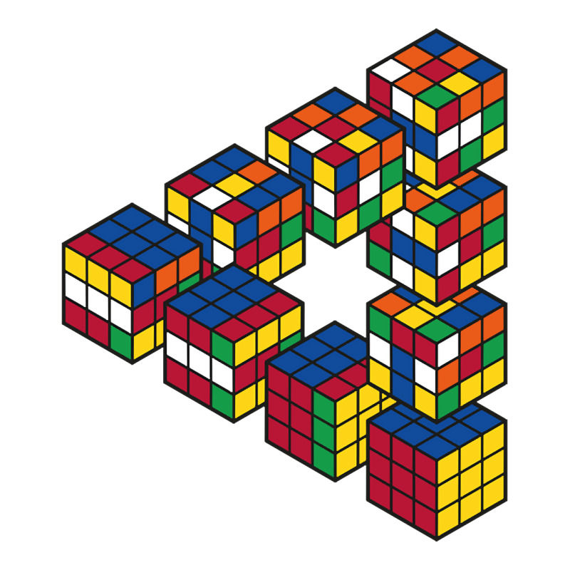 Custom Rubiks Cube Penrose, Rubiks Cube Penrose Vintage, Rubiks Cube ...