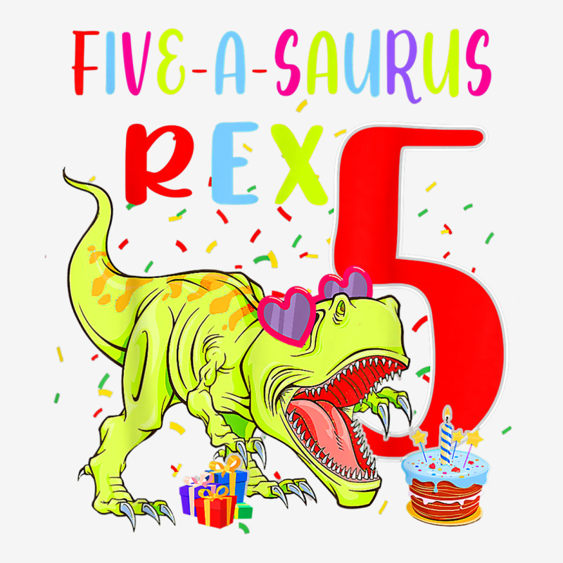 Five A Saurus 5 Rex T Rex Dinosaur Sunglasses 5th Birthday Magic Mug By ...