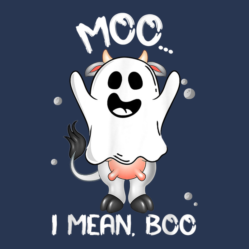 Boo Boo Crew Ghost Cow Moo I Mean Boo Farmer Cute Halloween Men Denim ...