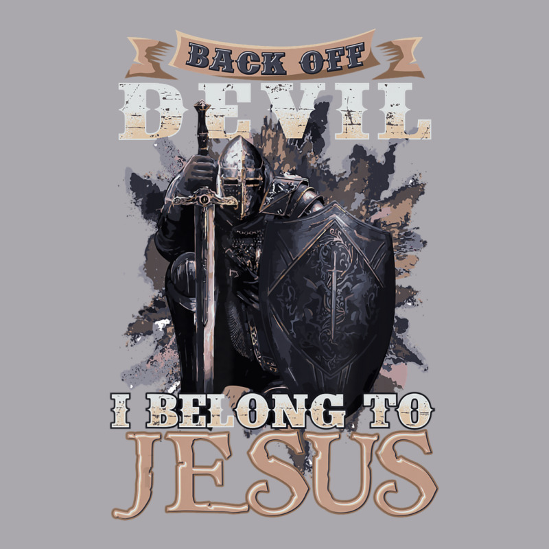 Back Off Devil I Belong To Jesus Christian Knight Youth 3/4 Sleeve By ...