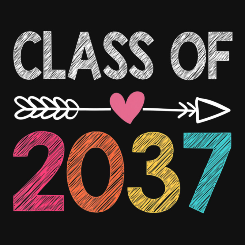 Class Of 2037 Pre-k Graduate Preschool Graduation Metal Print Square By Kentuckykonpha9 - Artistshot