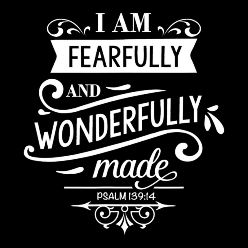 I Am Fearfully And Wonderfully Made, Bible Verses, Family Men's 3/4 ...