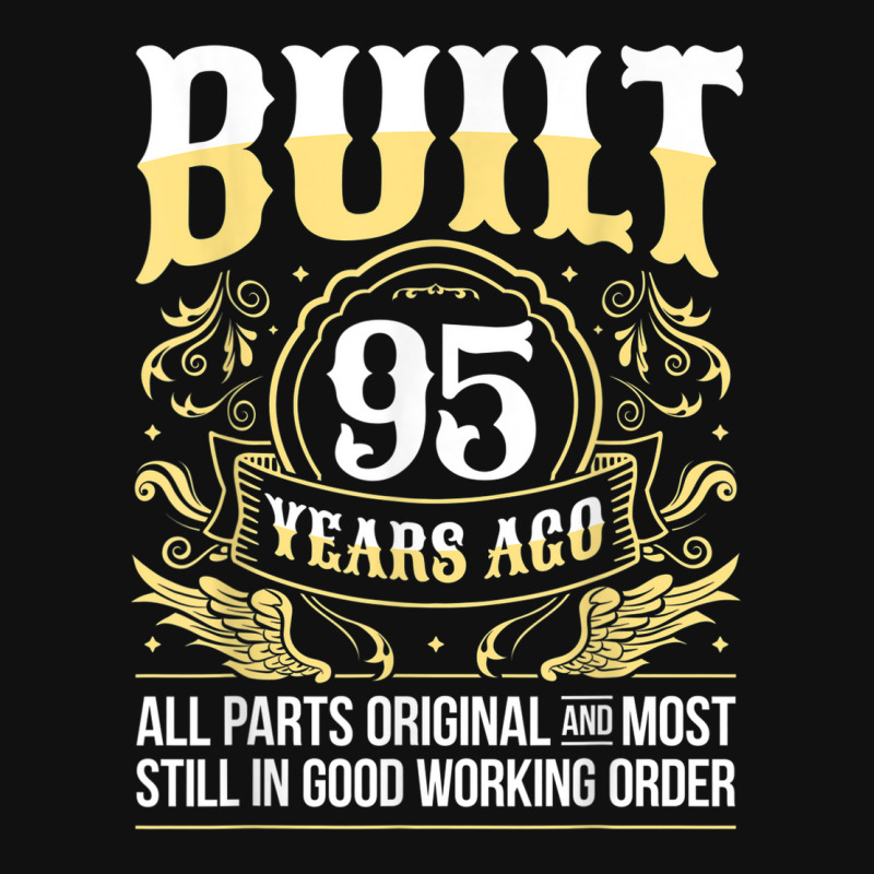 Mens 95th Birthday 95 Year Old Man Birthday Metal Print Horizontal By ...