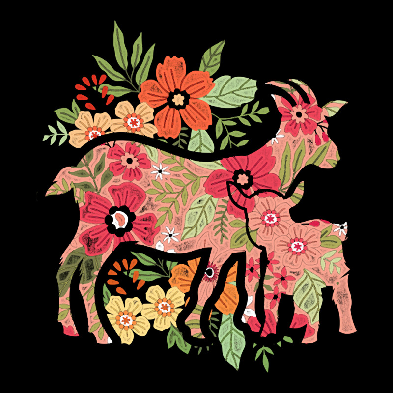 Custom Farm Flower Goat, Farm Flower Goat Art, Farm Flower Goat Vintage ...