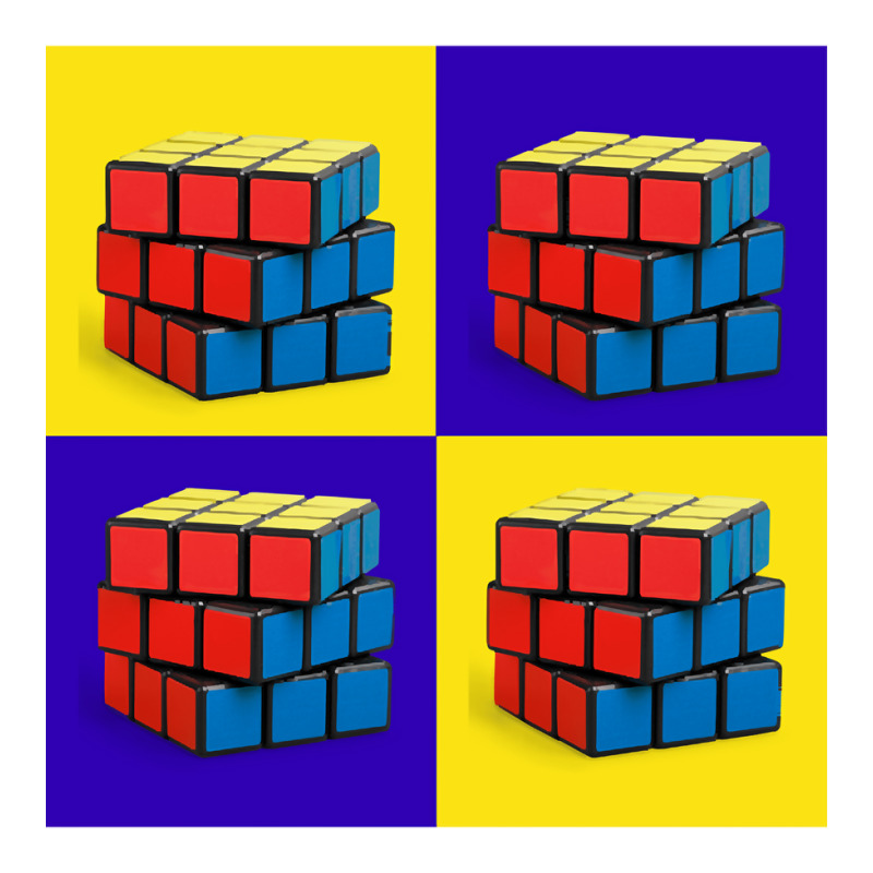 Custom Quad Rubiks Cube, Quad Rubiks Cube Vintage, Quad Rubiks Cube Art ...