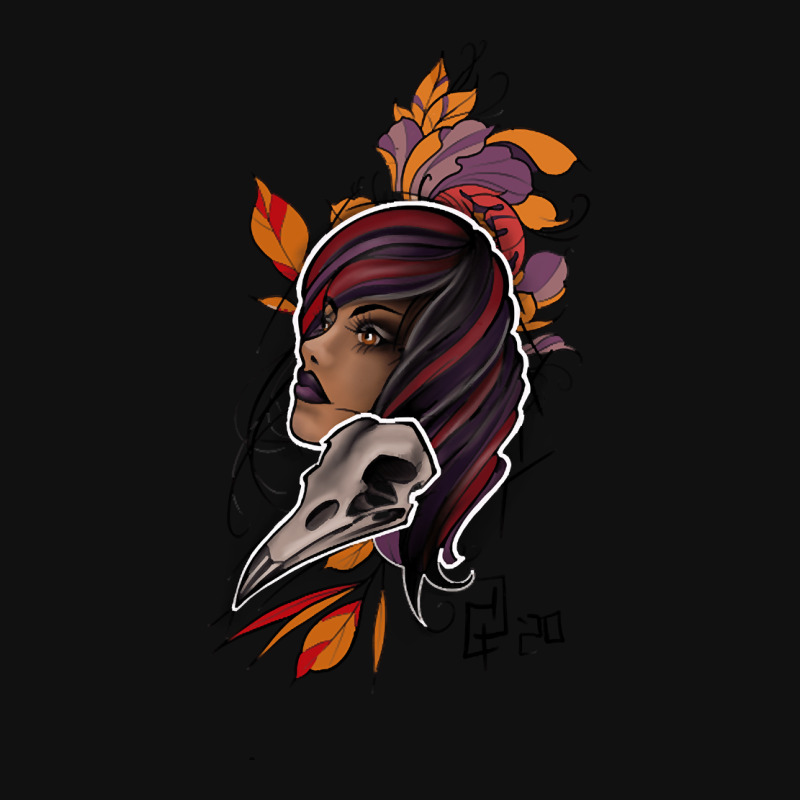 Graff Crow Girl Skull, Graff Crow Girl Skull Art, Graff Crow Girl Skul ...