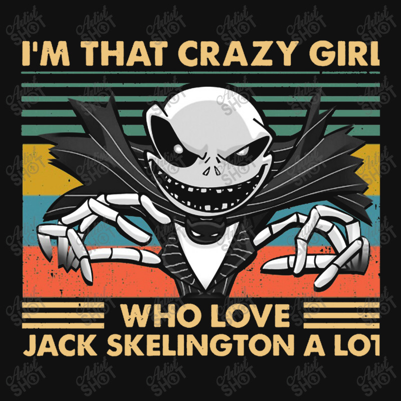 I'm That Crazy Girl Who Love Jack A Lot Vintage Atv License Plate By Kippycube - Artistshot