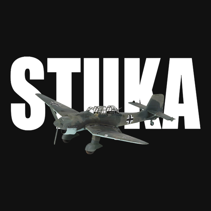 Junkers Ju 87 Stuka Dive Bomber Ww2 Plane Metal Print Square By ...