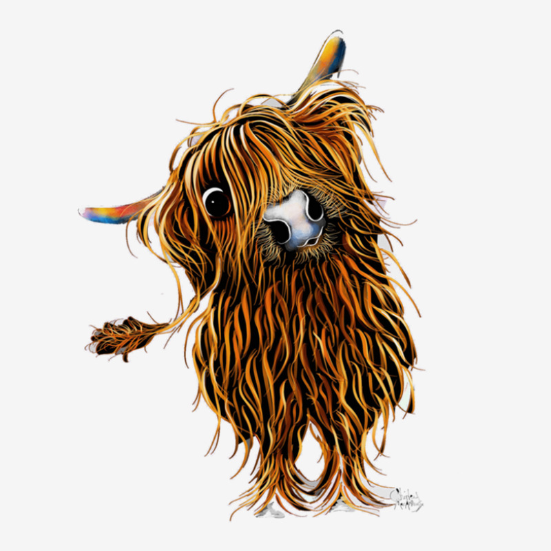 Highland Cow Print Scottish ' Coooweee ' By Shirley Macarthur Camper ...