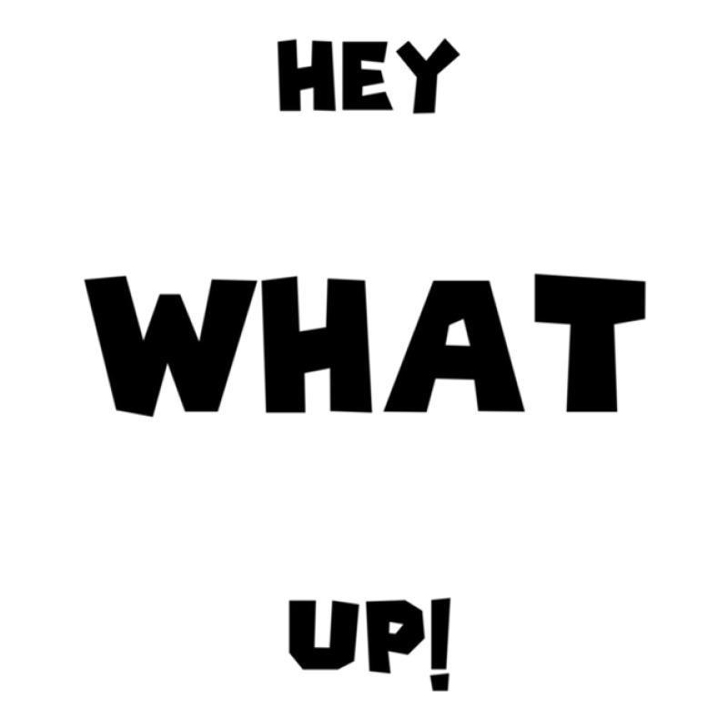 Hey What Up Black Font Gift Stainless Steel Water Bottle By Clintonsoto ...