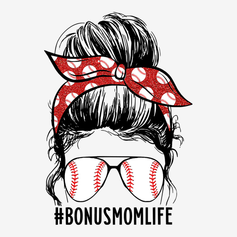 Baseball Pitcher Hitter Catcher Messy Bun Bonus Mom Life Baseball Bonu ...