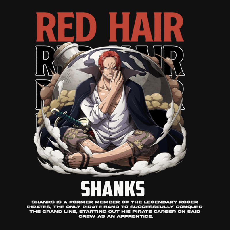 One Piece Yonko Shanks Friend Metal Print Square By Warrencordero ...