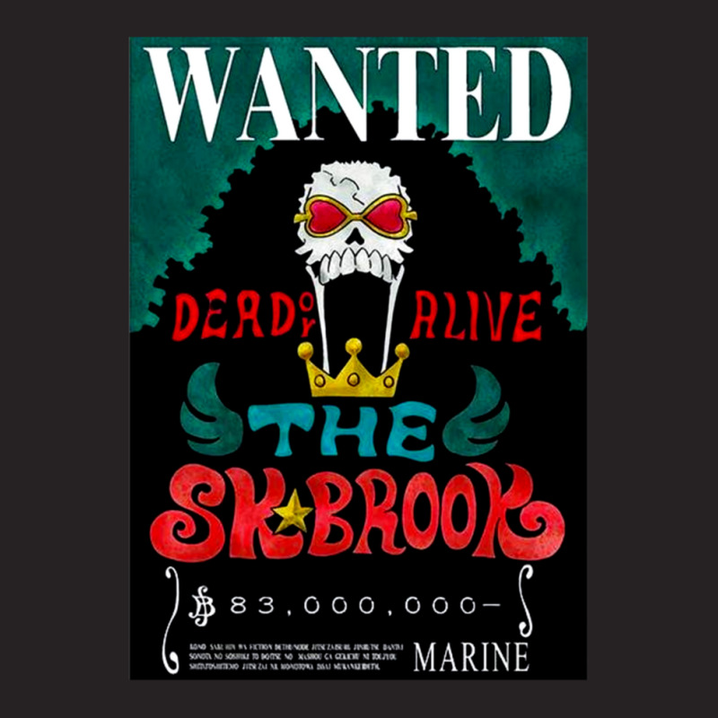 One Piece Wanted Poster Bounty Sk Brook One Piece Posters Vintage Cap ...