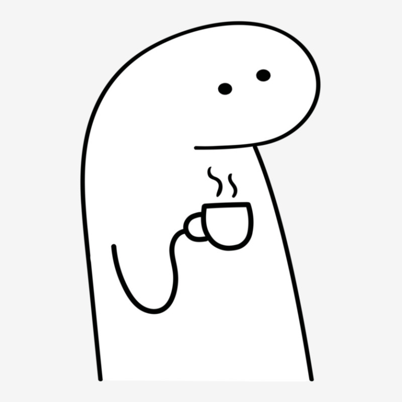 Flork Drinking Coffee Florkofcows Iconsfunny Memesflork Of Cows Merch ...