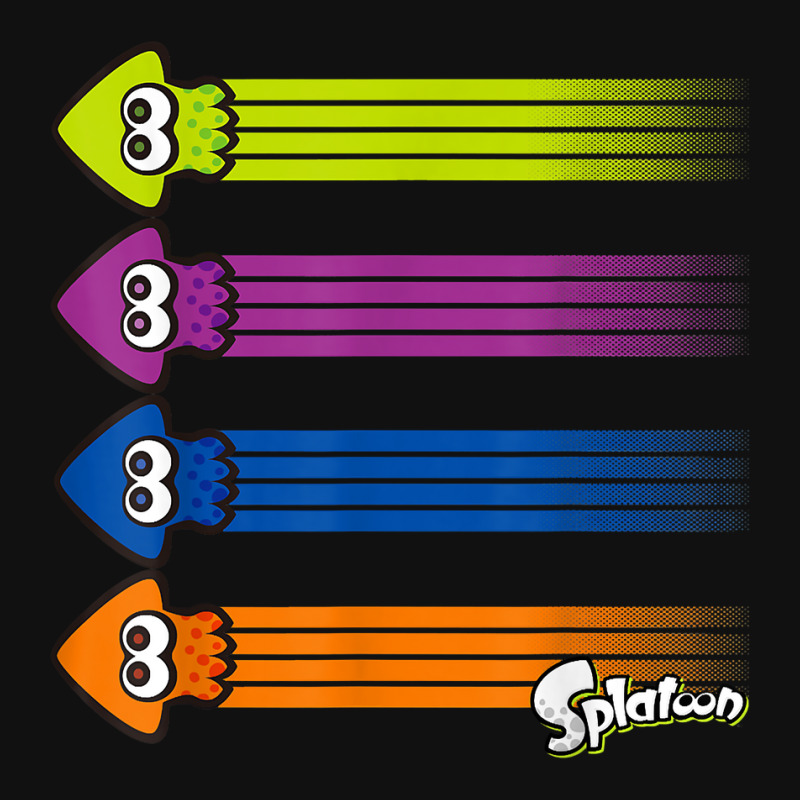 Splatoon Inkling Teams Squid Color Streaks Full Set Car Mats By ...