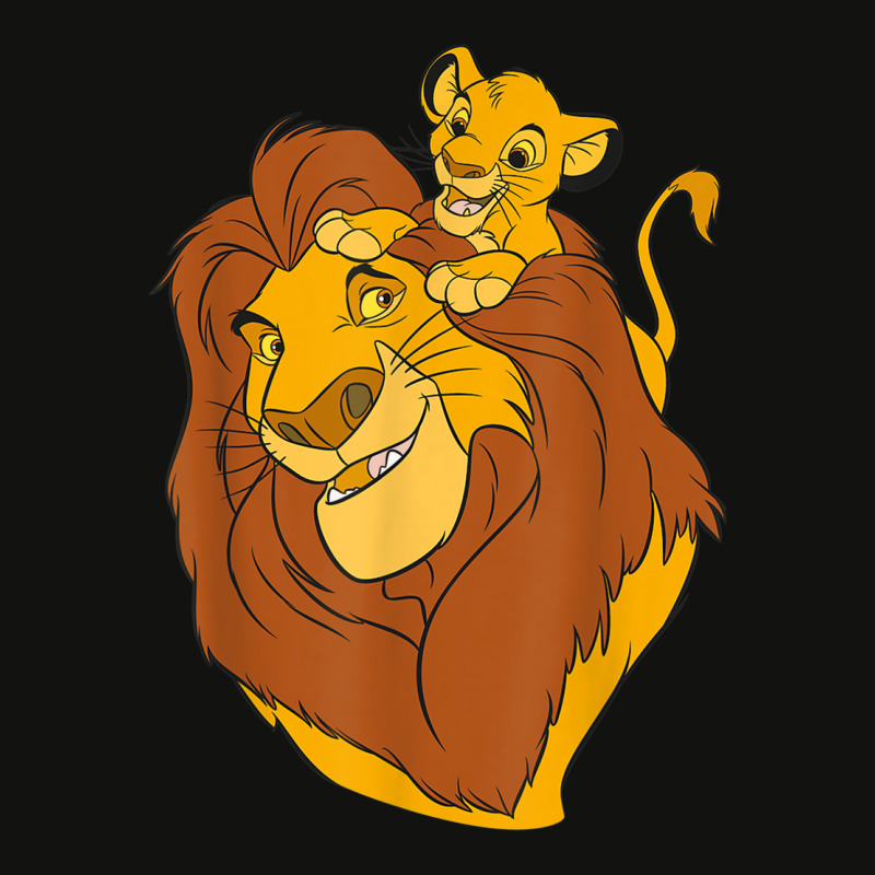 The Lion King Simba And Mufasa Father And Son Scorecard Crop Tee By ...