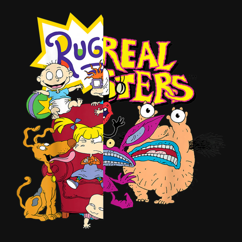 Cartoon Rugrats And Aaahh Real Monsters Mash Up Round Patch By ...