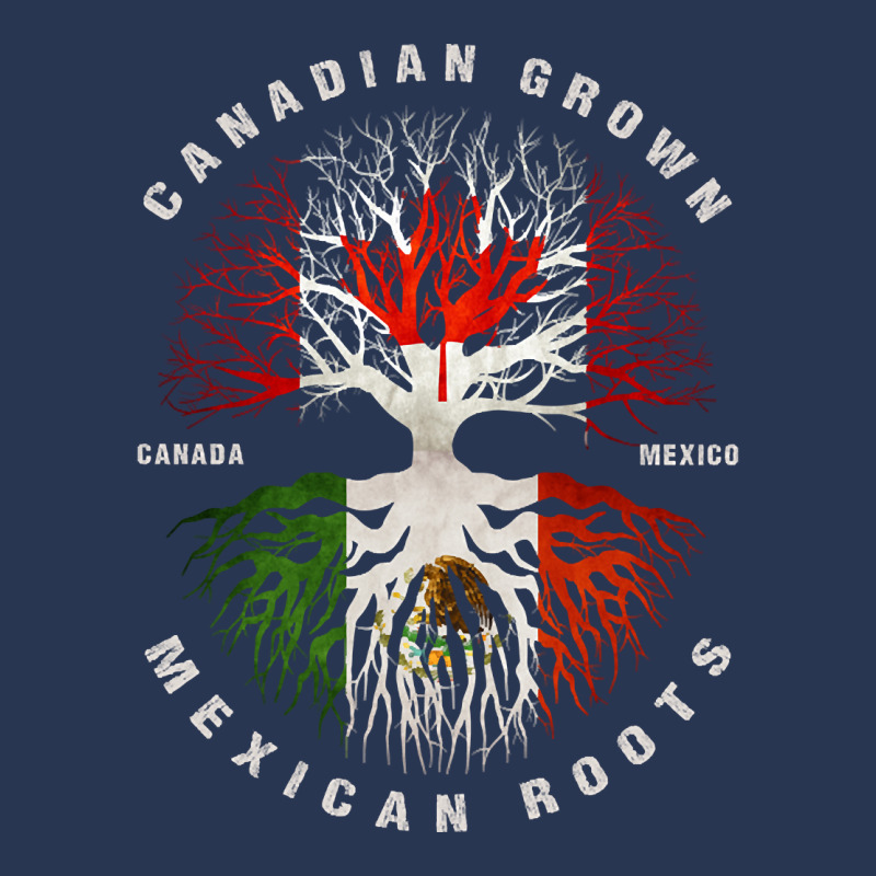 Canadian Grown Mexican Roots Mexico Flag Canada Flag Premium Men Denim ...