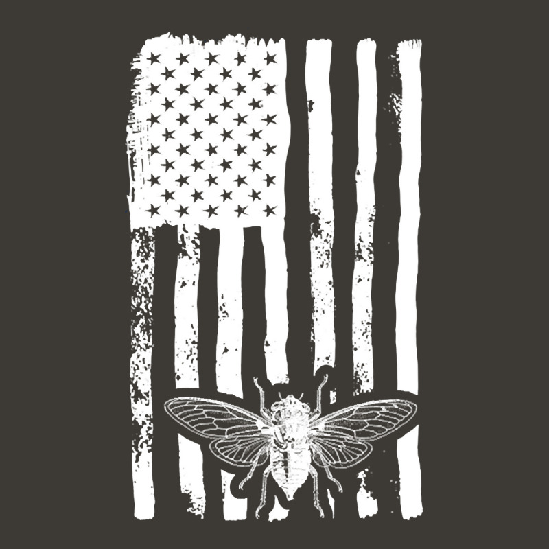 Cicada Line In White Distressed Us Flag For Cicada Summer Product ...