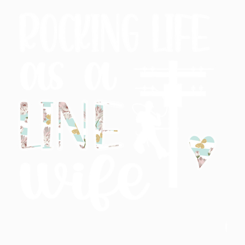 Rocking Life As A Line Wife Lineworker Husband Lineman Wife Sweatshirt ...
