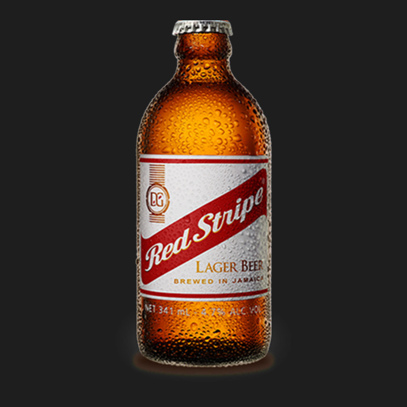 Red Stripe Cold Lager Beer Bottle Classic T-shirt By Gregoryblaylock ...