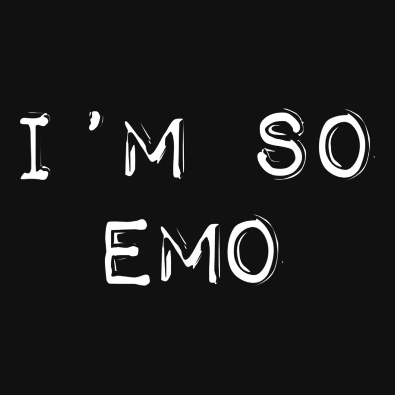 Im So Emo Distressed Emotional Goth Music Emo Black Humor Slide Sandal ...