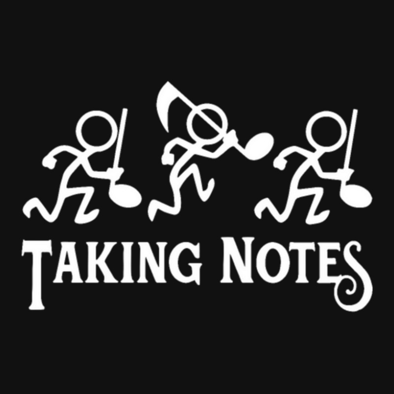 Taking Notes Funny Music Teacher Musician Music Gu 1 Rectangle Patch By ...