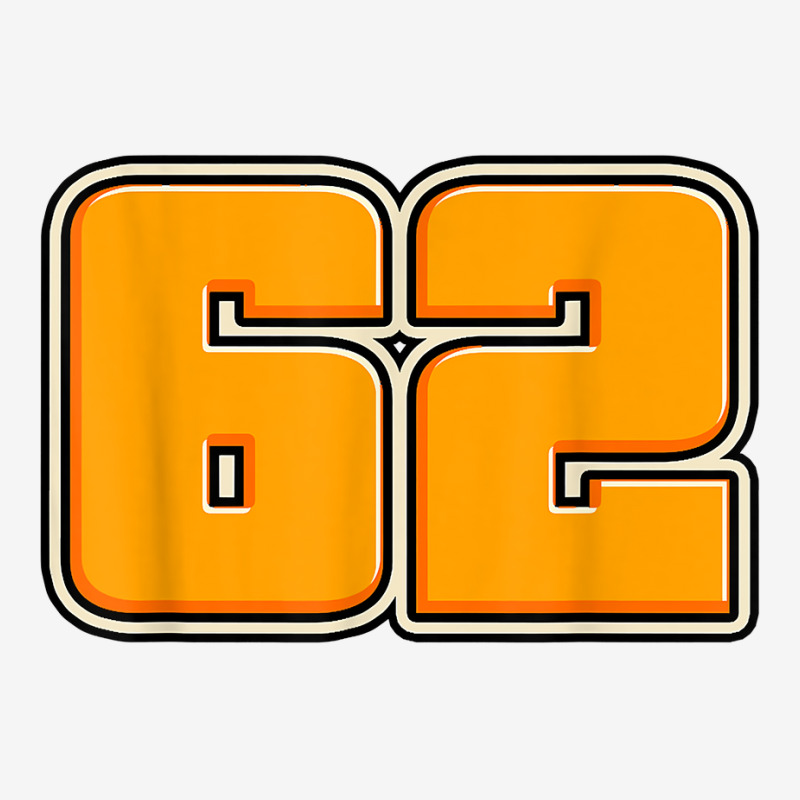 Funny Cool Number 62 Sport Gym Nerd Geek Graphic T Shirt Metal Print ...