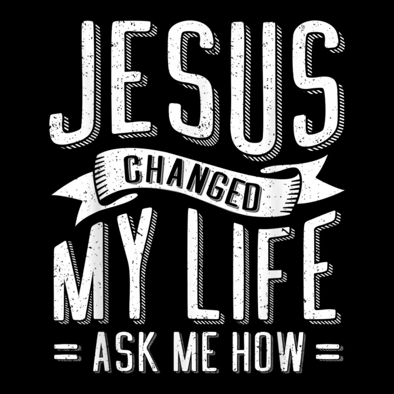 Jesus Changed My Life Asked Me How Christ Jesus T Shirt Round Patch By ...