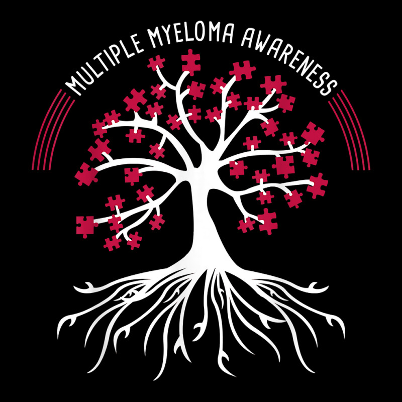 Multiple Myeloma Awareness Tree Puzzle T Shirt Adjustable Cap By ...