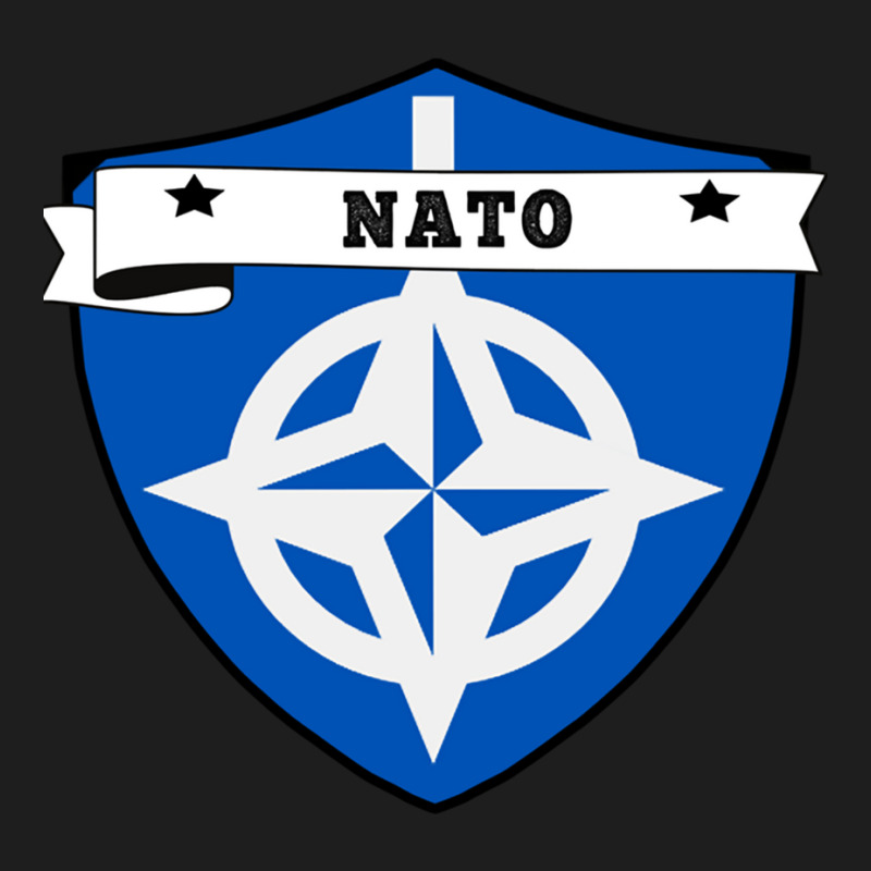 Nato Country Shield, Minimalist Nato Flag, I Love Nato , Born In Nato ...