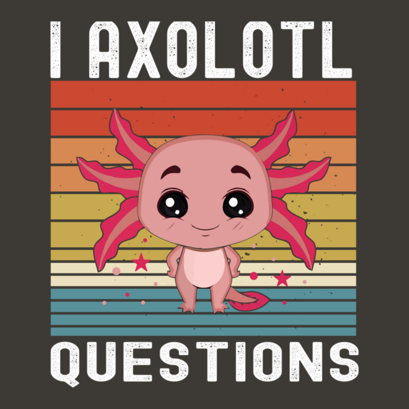 I Axolotl Questions Cute Axolotl Retro 90s Cute Axolotl Vintage Bucket ...