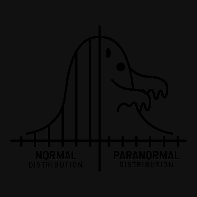 Funny Normal Distribution Vs Paranormal Distribution Metal Print ...