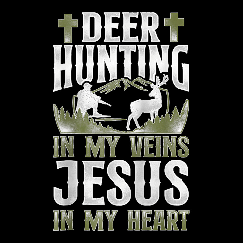 Buck Deer Hunting In My Vein Jesus In My Heart Vintage Kids Cap By ...