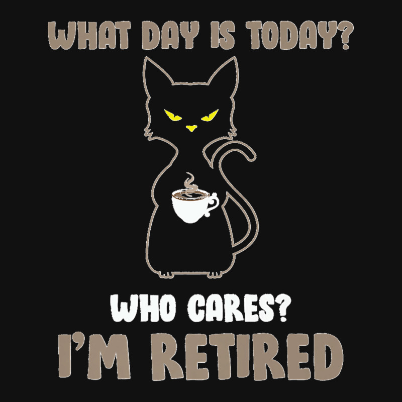 Cute Cat Retirement What Is Today Who Cares Retirement Premium Bicycle ...