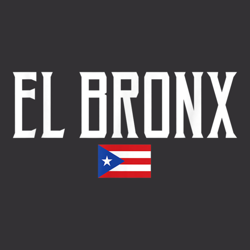 El Bronx Puerto Rico Flag Vintage White Text Vintage Hoodie And Short ...