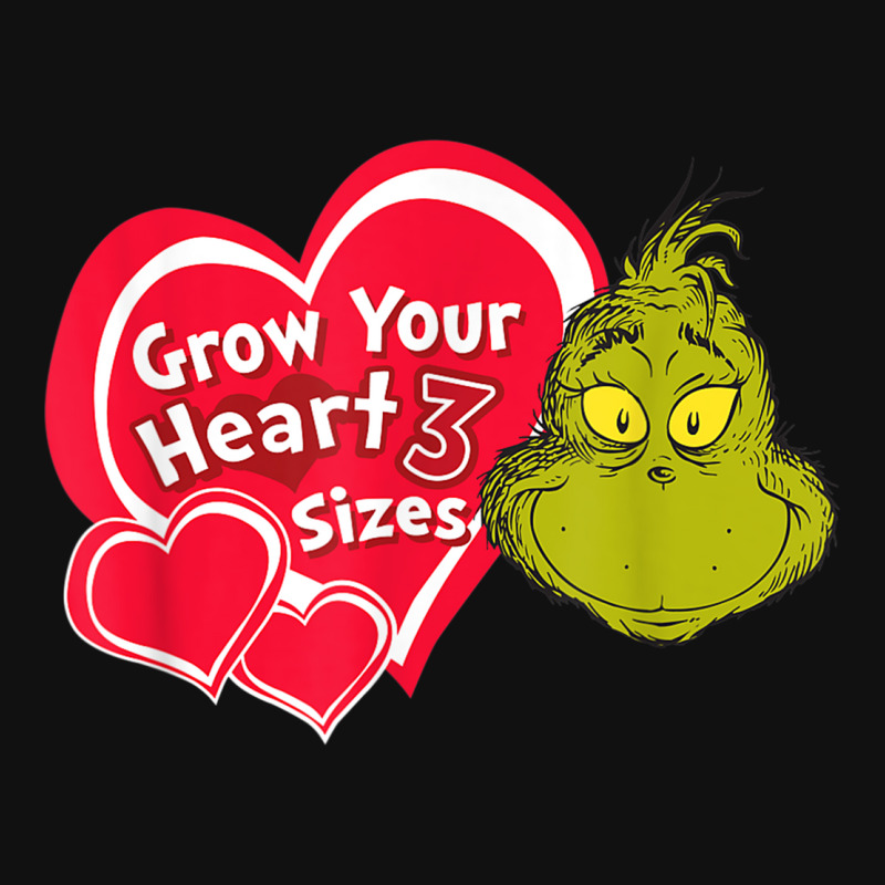 Dr. Seuss Grinch Grow Your Heart Metal Print Square By ...