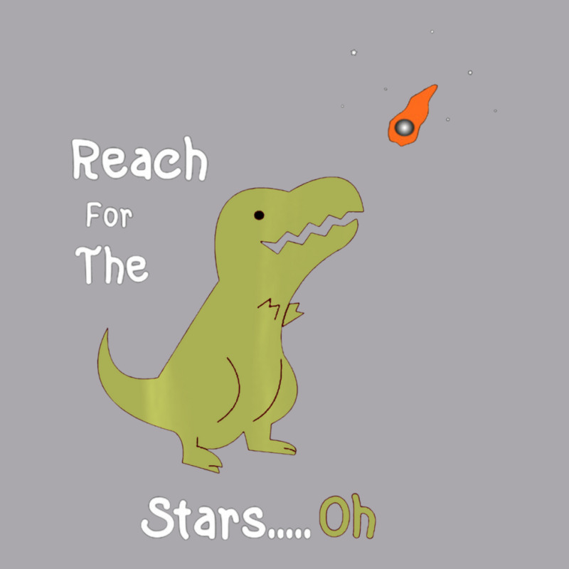 T-rex Reach For The Stars Oh Dinosaur Dino Cool Cute Funny Youth 3/4 ...