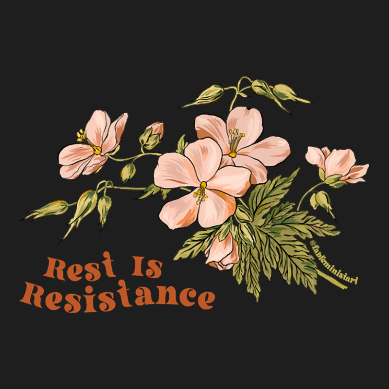 Rest Is Resistance Classic T-shirt By Brink Beaulah - Artistshot