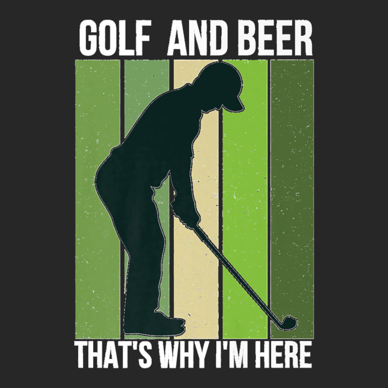 Golf And Beer That's Why I'm Here Funny Retro Golfer Player Premium ...