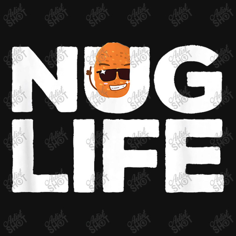 Nug Life Kawaii Chicken Nugget Hilarious Character Metal Print ...