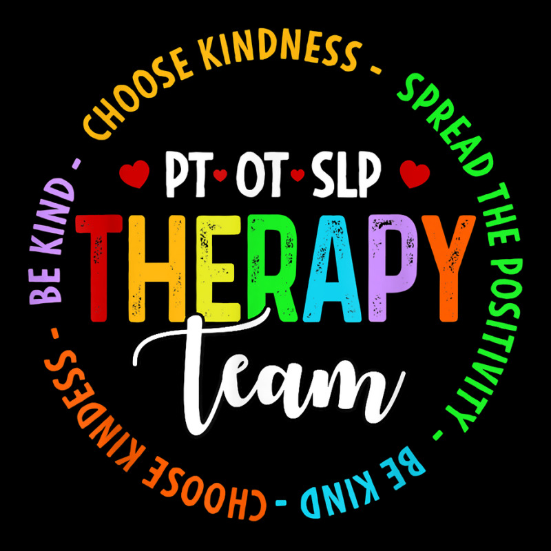 Therapy Team Pt Ot & Slp Physical Occupational Therapist T Shirt Shield Patch By Rennambka ...